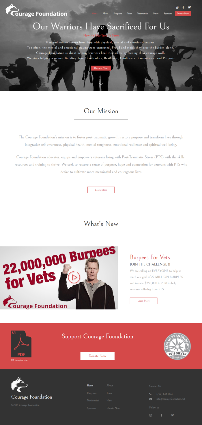 Courage Foundation - 99coders